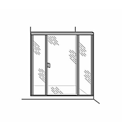 Semi-Frameless Bypass Doors - DSI Glass - Aurora Custom Glass Company